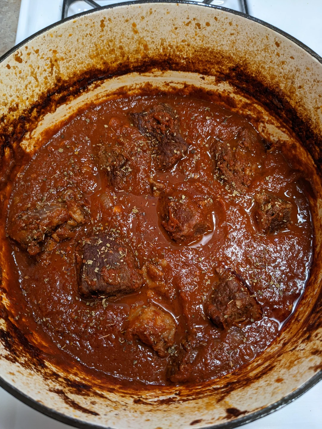 Just want to show off my attempt at Chile Colorado in dutch oven! | Scrolller