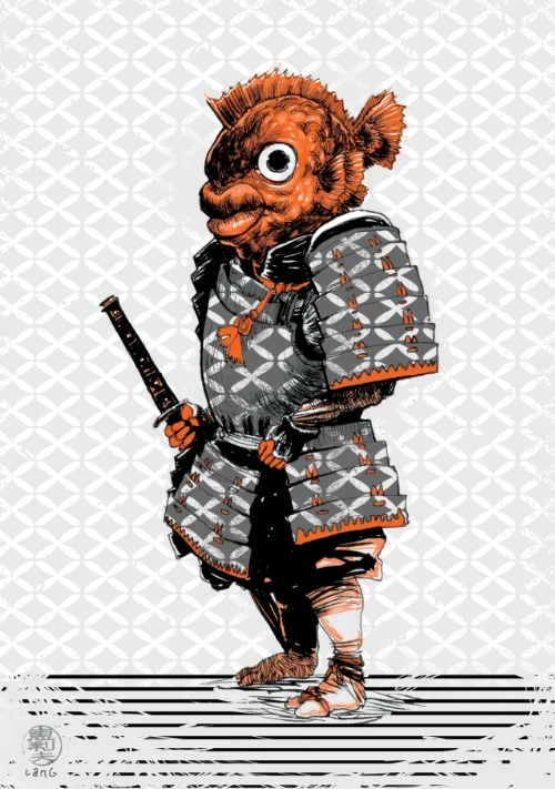 "Ahi Samurai" by Elliot Lang | Scrolller