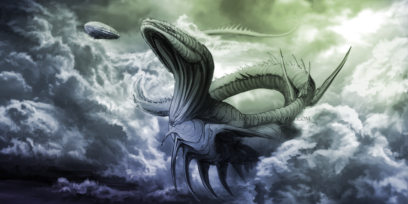 Sky Leviathan by TheBlack-Arrow | Scrolller