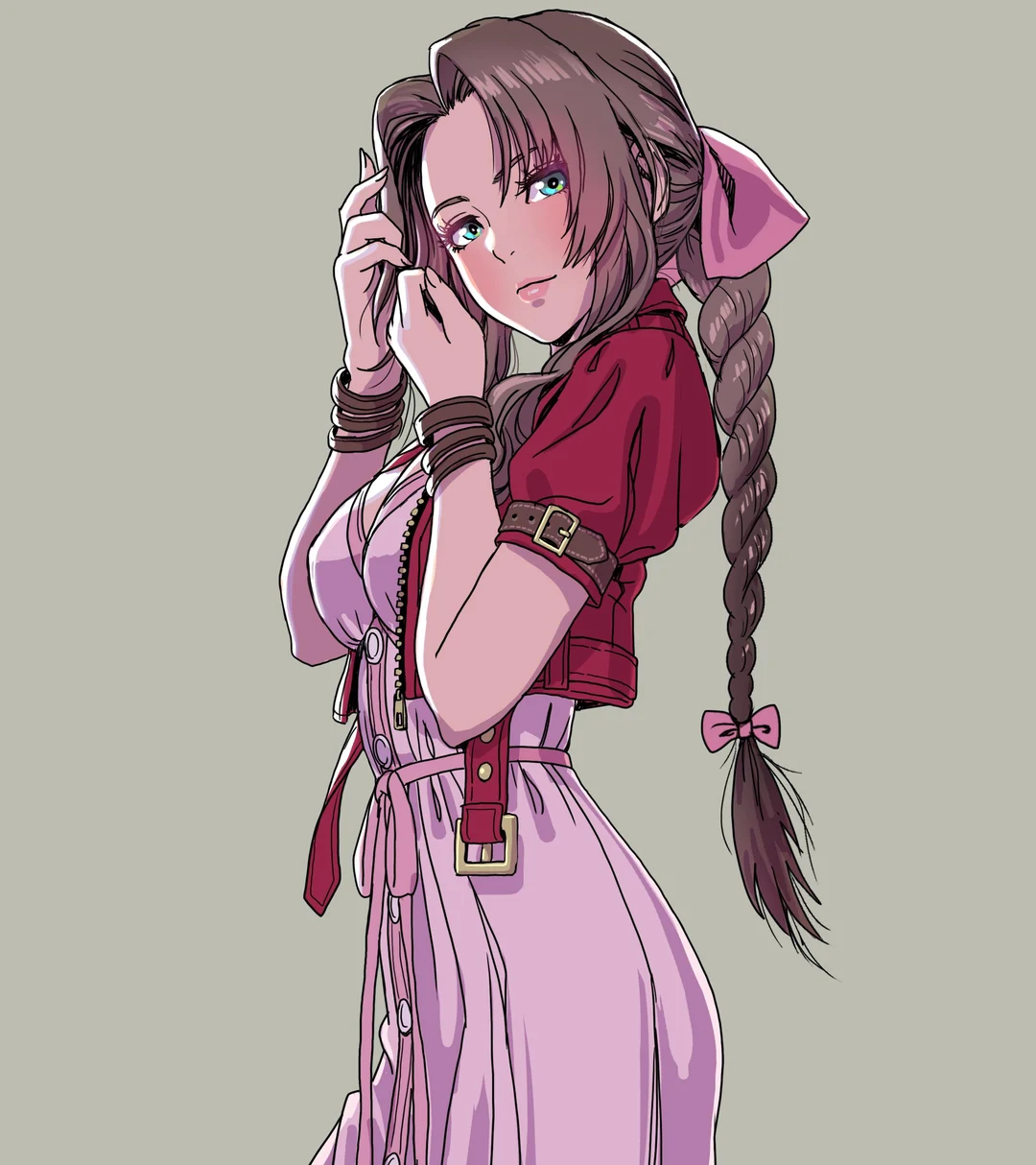 Aerith, drawn by @ShunyaYamashita | Scrolller