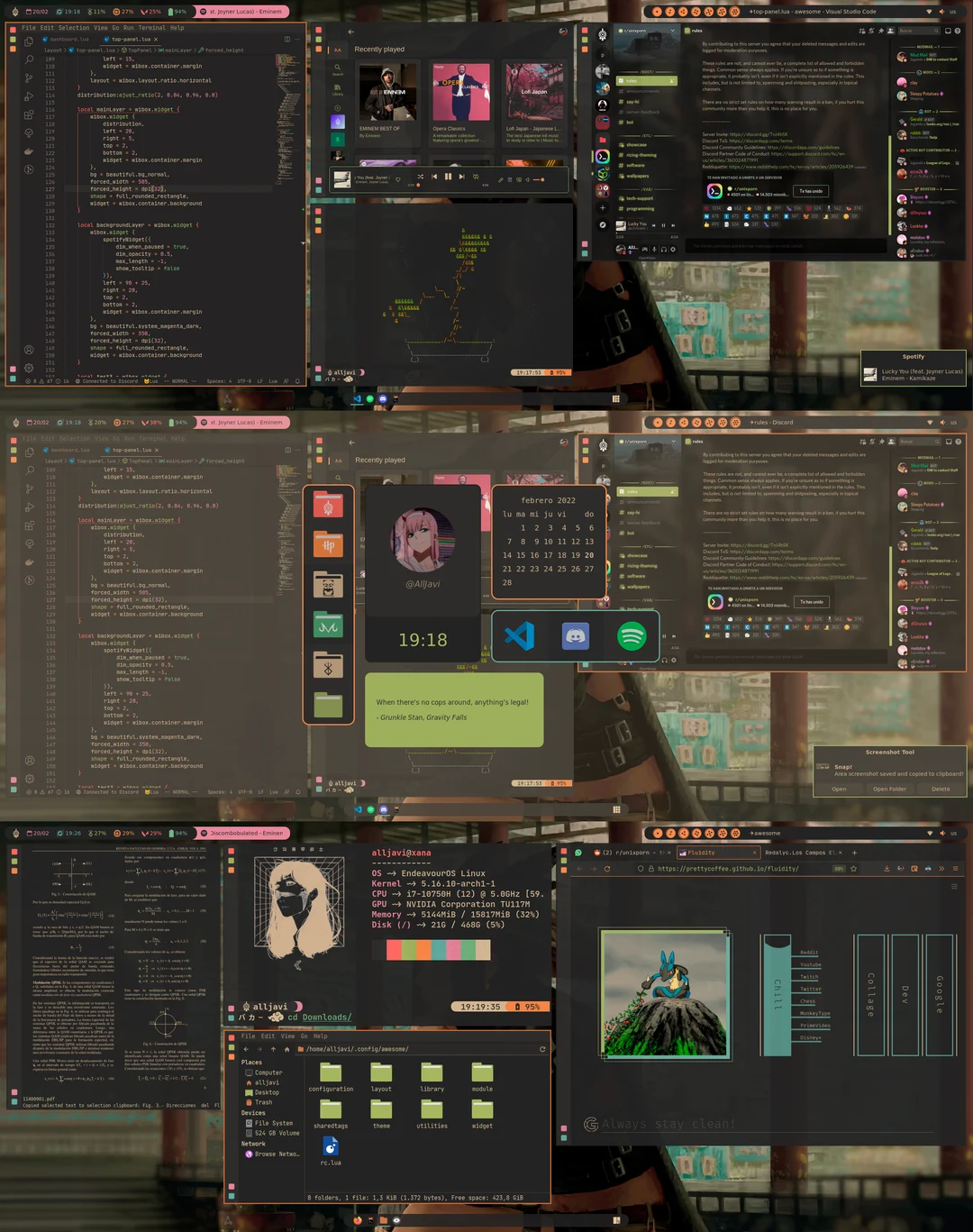 [AwesomeWM] Tartarus | Scrolller