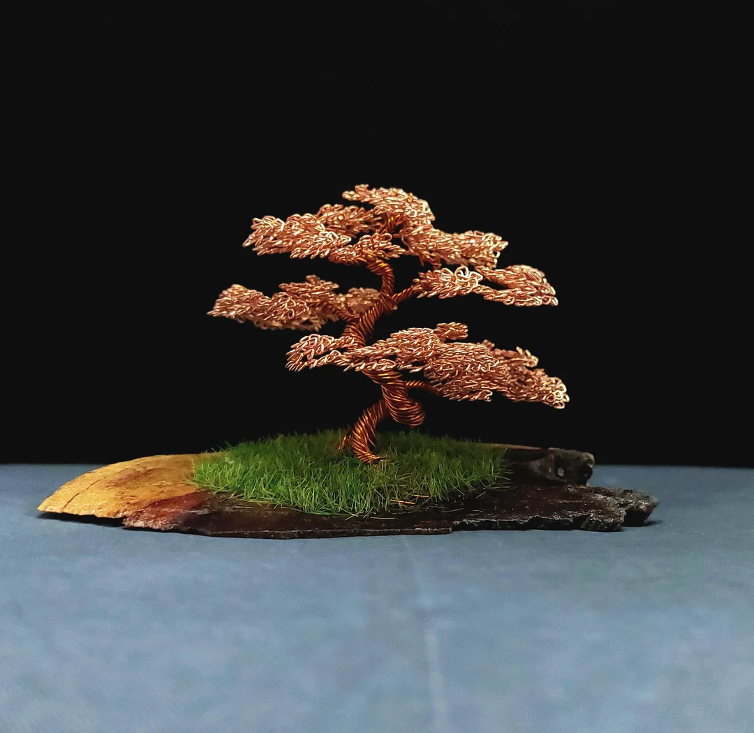 Artwork - Copper bonsai tree, Me, Copper wire, 2023 | Scrolller