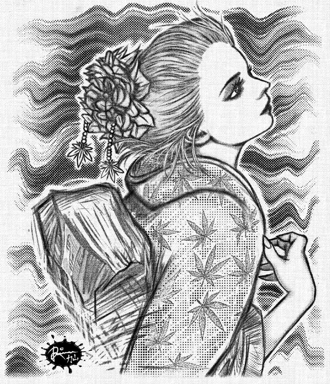 Sativa Geisha. Illustrated by me. 2024 | Scrolller