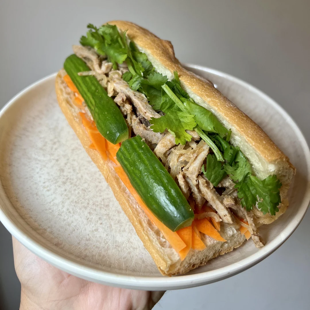 Shredded Pork Banh Mi Scrolller
