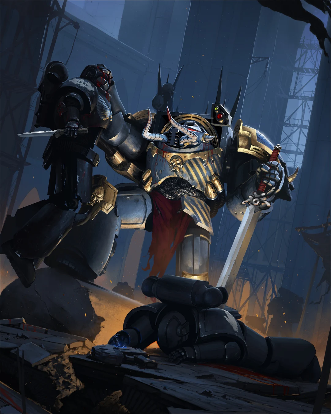 Iron Warriors Terminator by Ilya Belyakov | Scrolller