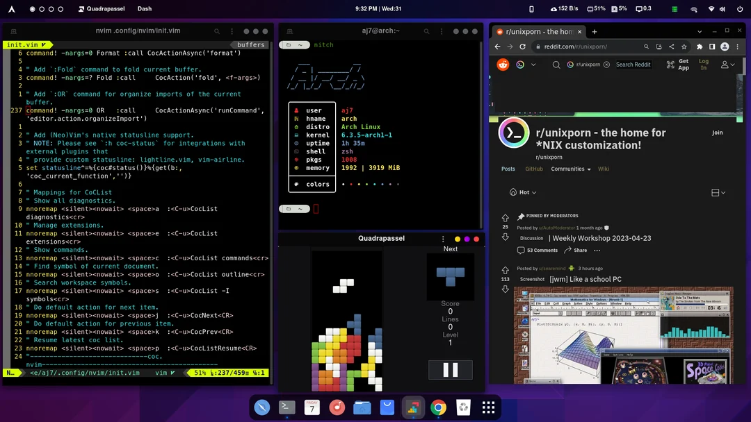 [GNOME 44] First Ricing... | Scrolller