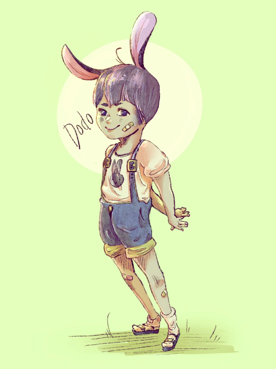 Gijinka of my rabbit, ZoD (Me), Procreate, 2023 | Scrolller