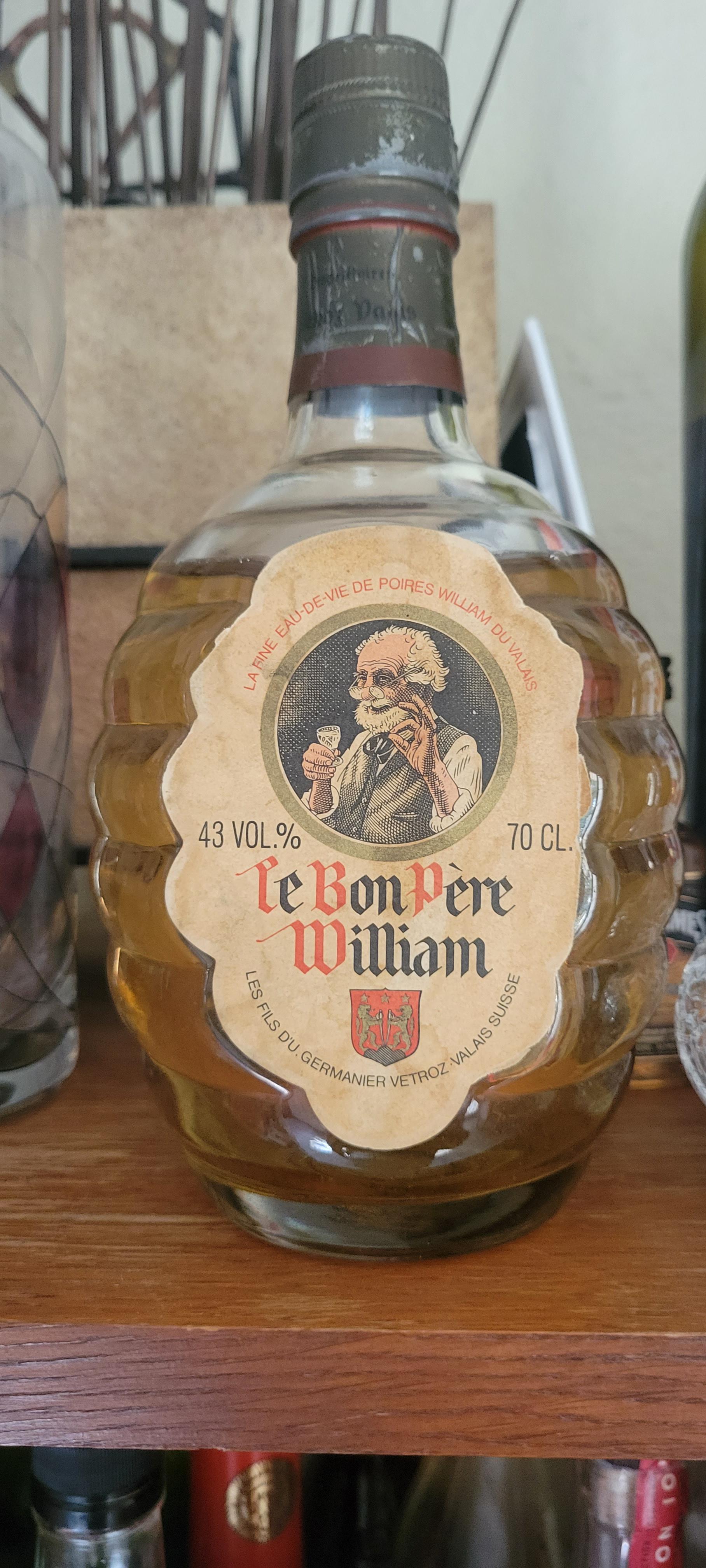 Recently inherited a bottle of Le Bon Pere William with a pear inside. We were warned it might ...