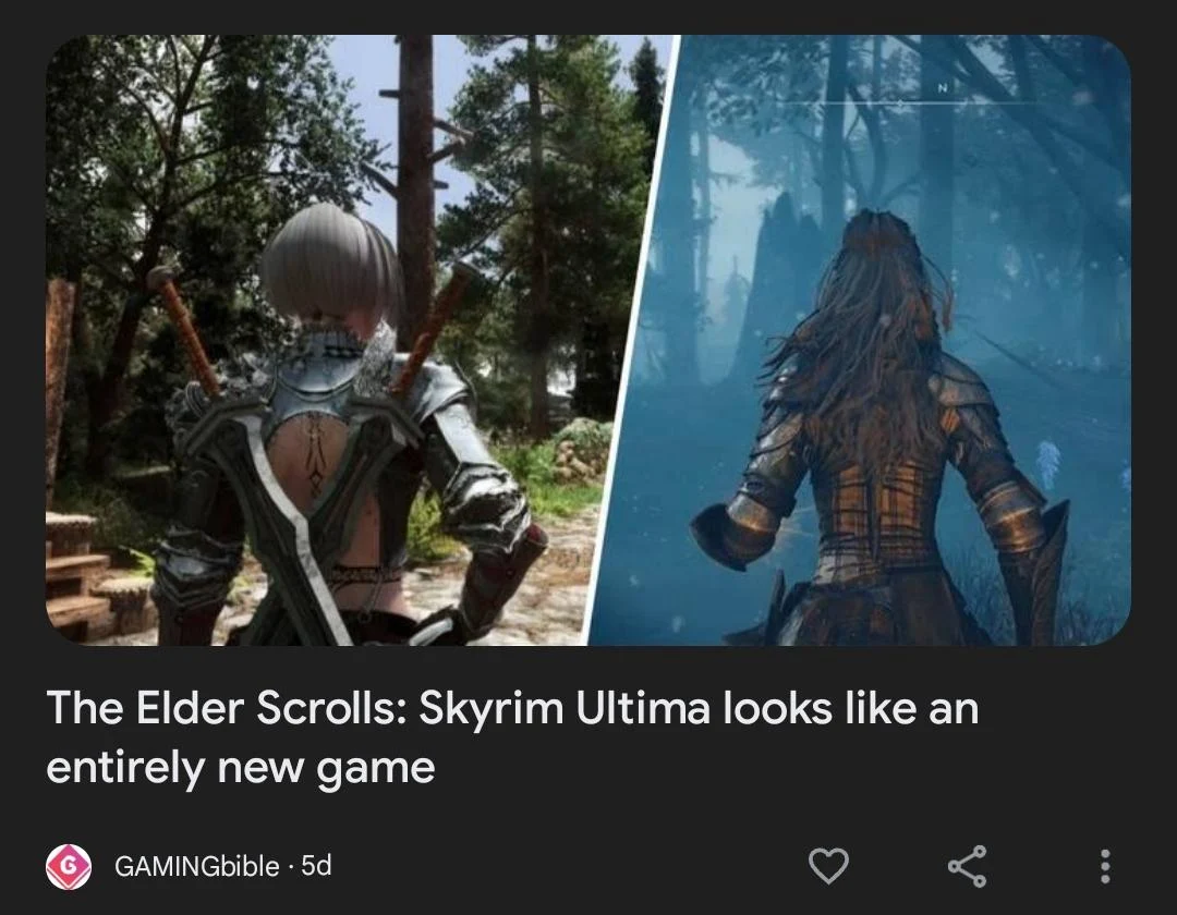 At this point skyrim modders should just work together to make a game | Scrolller