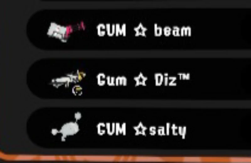 What does the GUM at the start of their names mean? | Scrolller