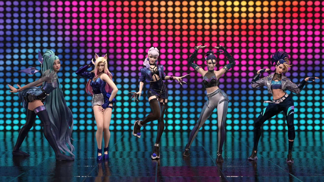 Whole KDA lineup render | Scrolller