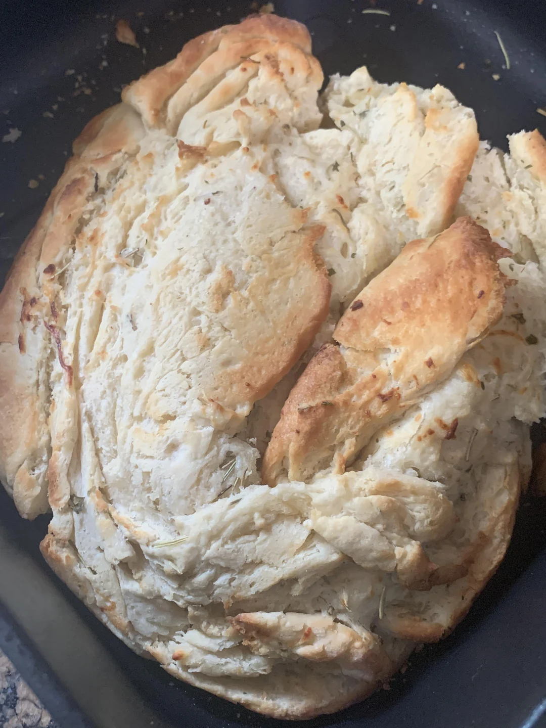 Not the prettiest, but pull apart rosemary and garlic bread ! | Scrolller