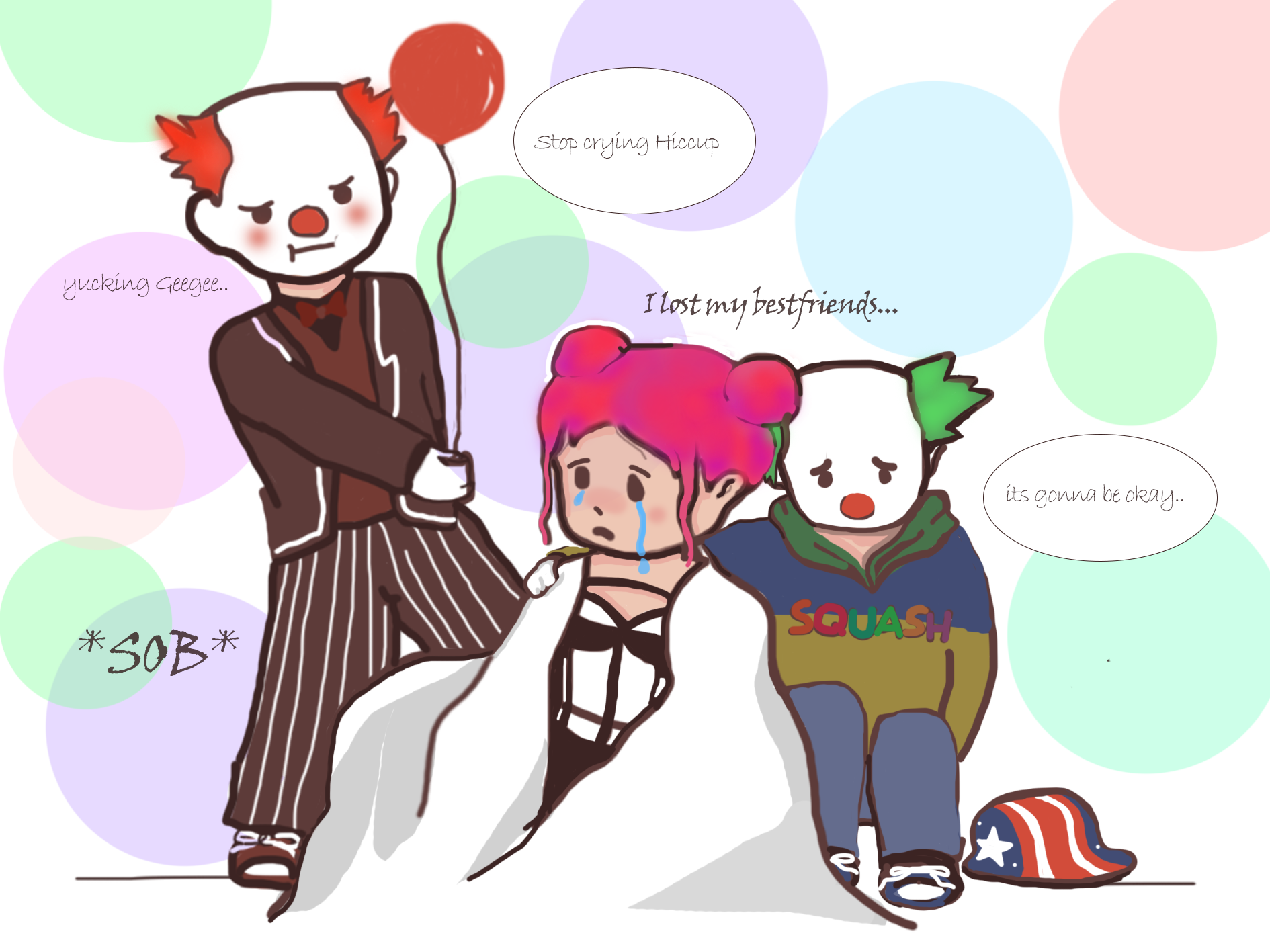 Ray Mond a.k.a. Hiccups and her fav Clowns - by Derukira :3 | Scrolller
