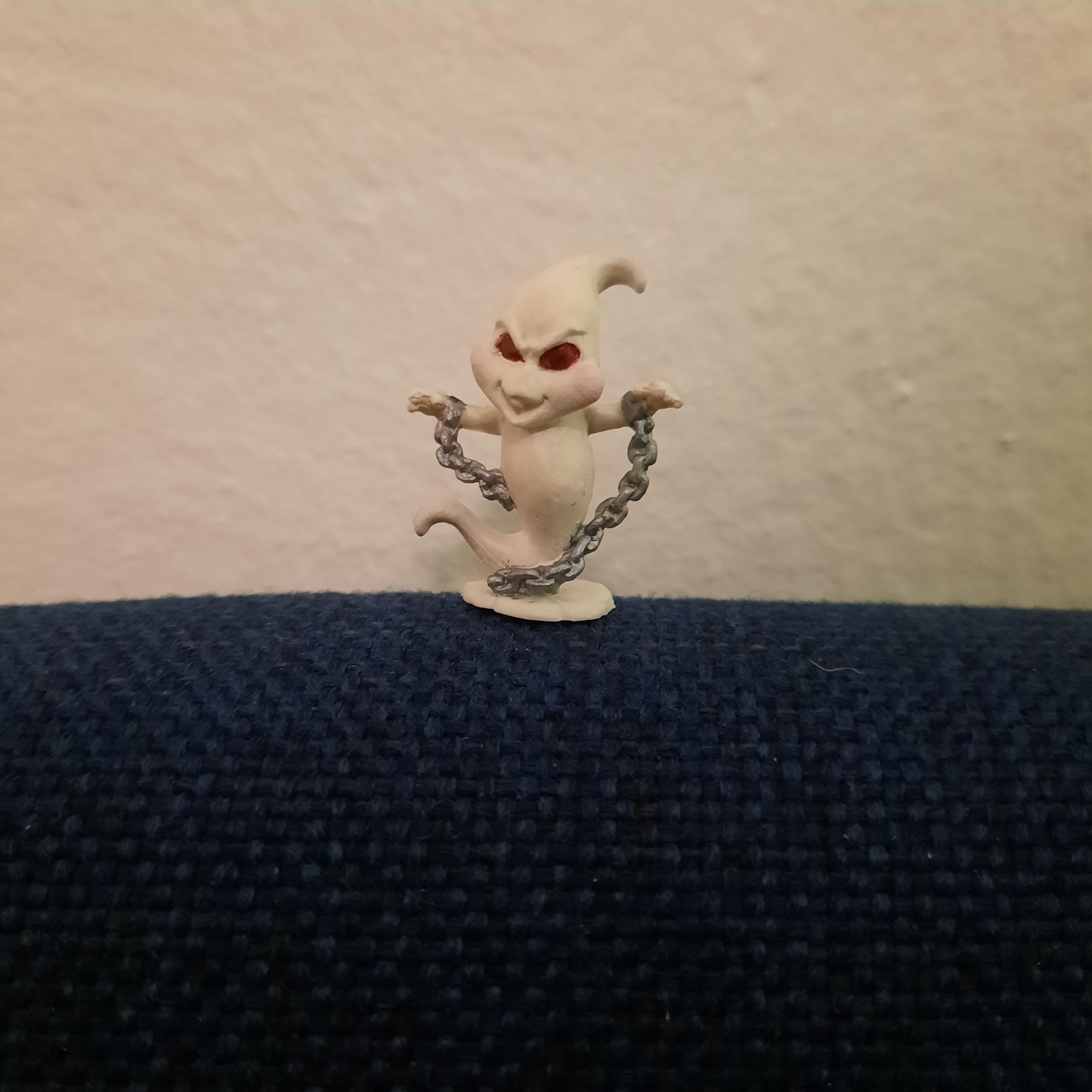 Tried painting a mini ghost! | Scrolller