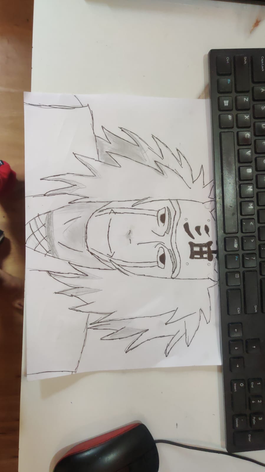 Just finished drawing pervy sensei and 106 granny Gonna do snake next lol | Scrolller