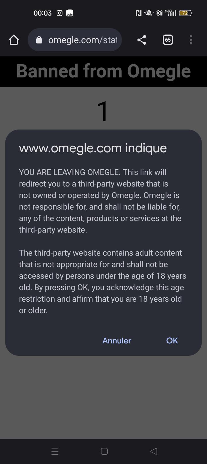 Discover more like Omegle: Instant ban ?? Why ? and Related Content | Scrolller