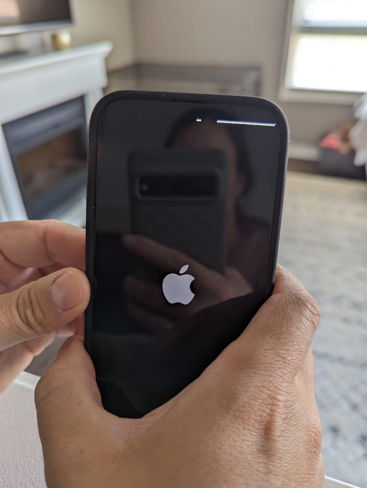 Line on top of iPhone 15 pro | Scrolller