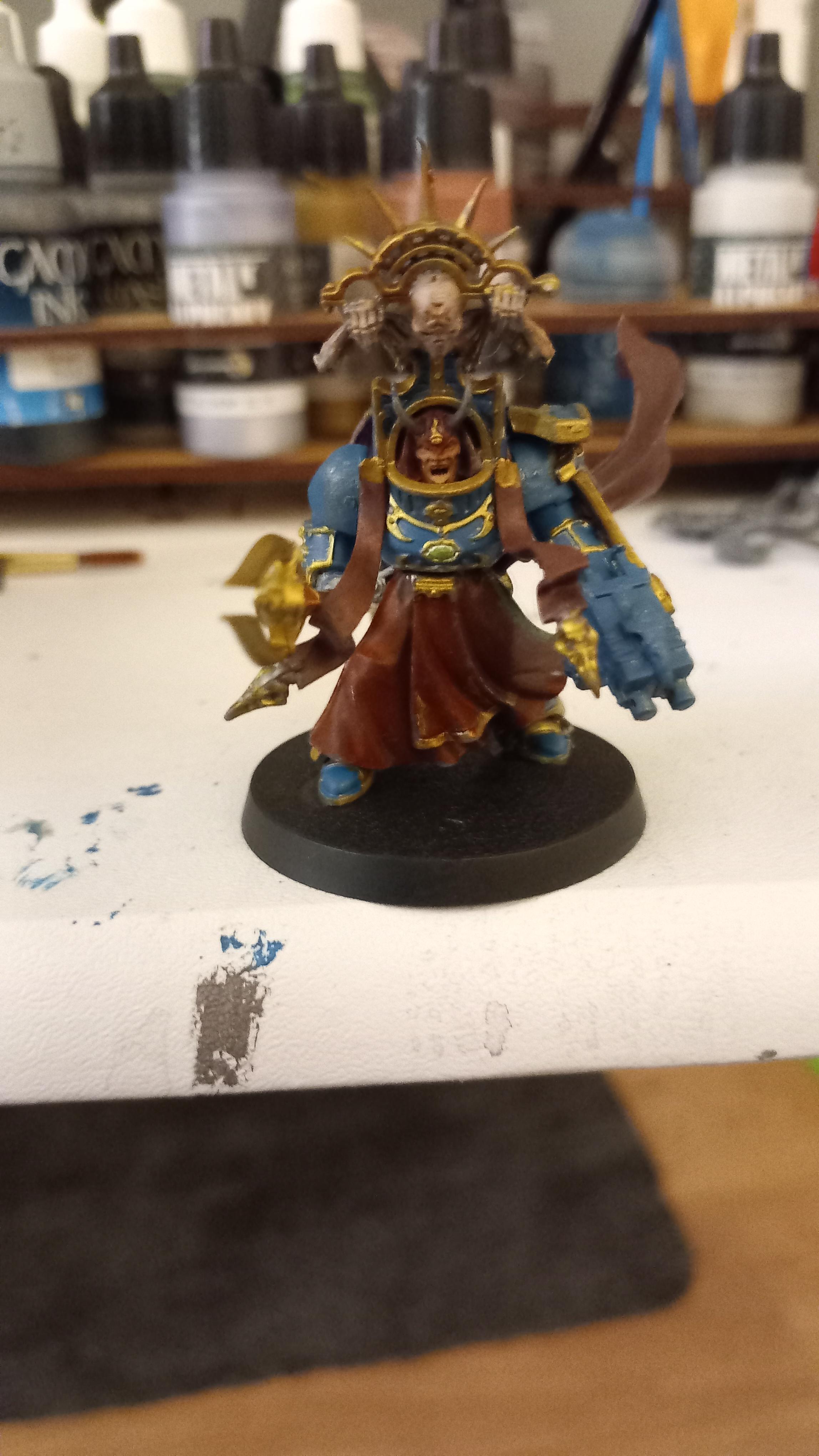 (WIP) Decided since they are so good now I'd kitbash a sorceror in terminator armour using the ...