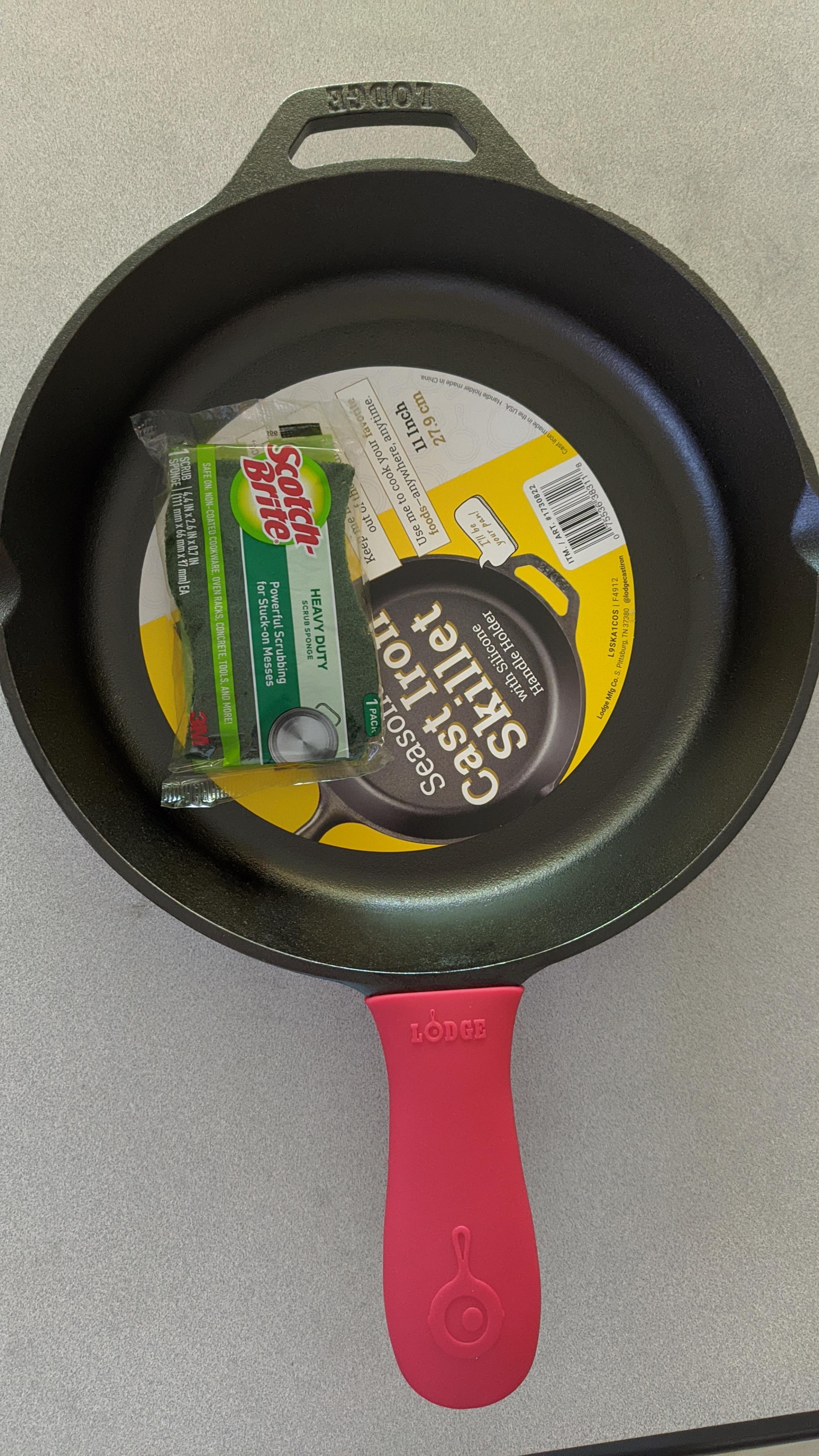 Cast iron first time use question | Scrolller