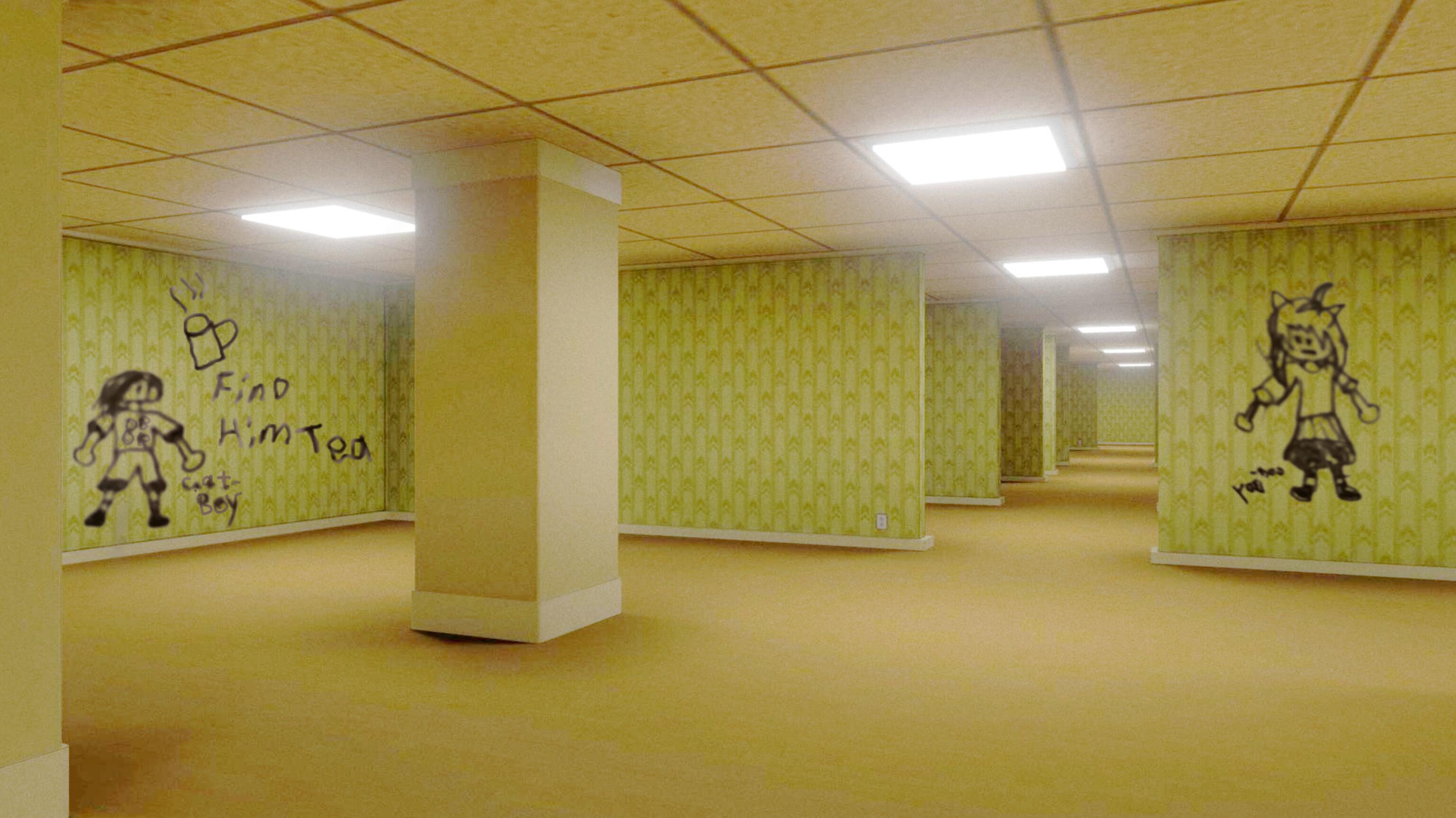 8-Bitryan fan art in the Backrooms | Scrolller