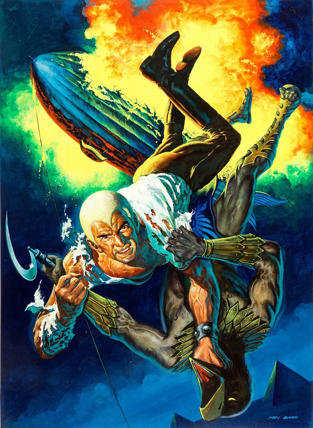 Doc Savage #6 cover art (1976) by Ken Barr | Scrolller