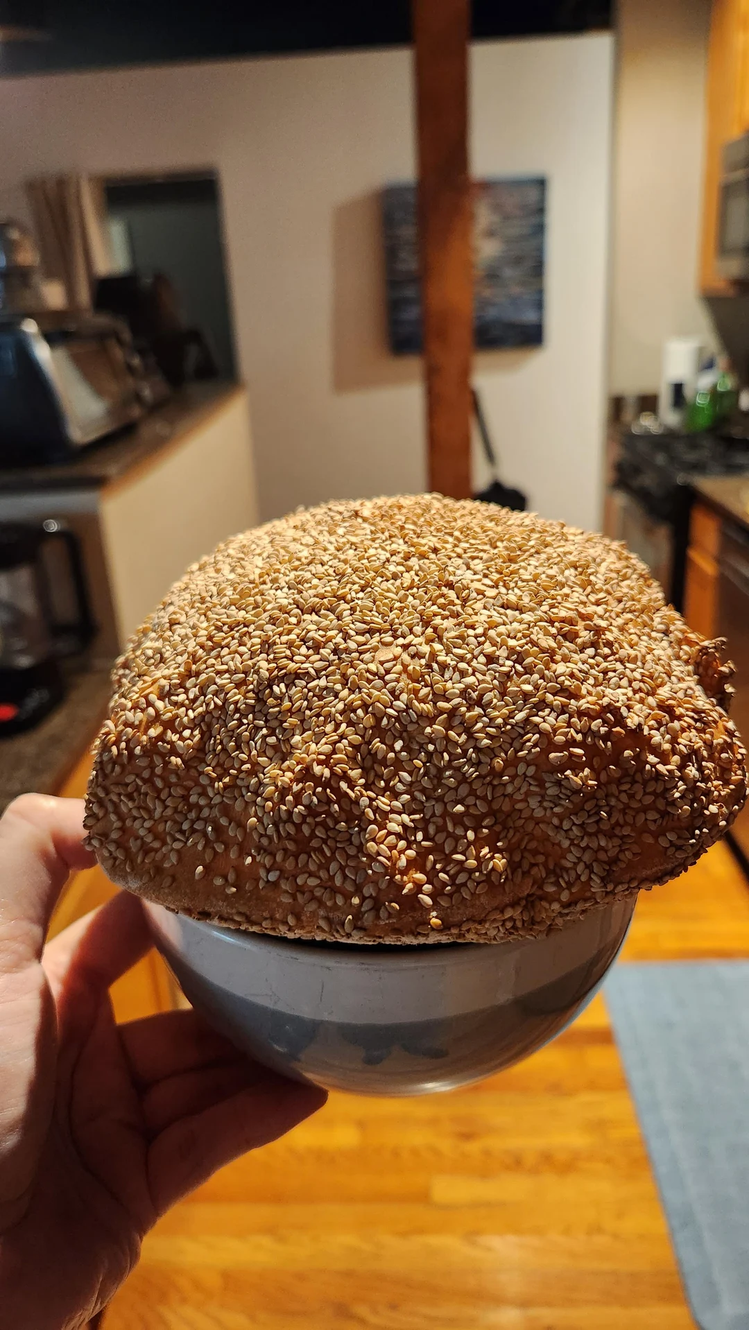I made sesame earring bread | Scrolller