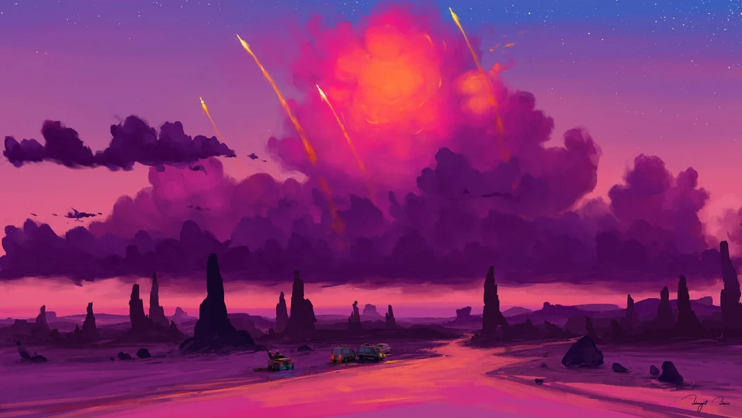 Neon Sky [1920x1080] | Scrolller