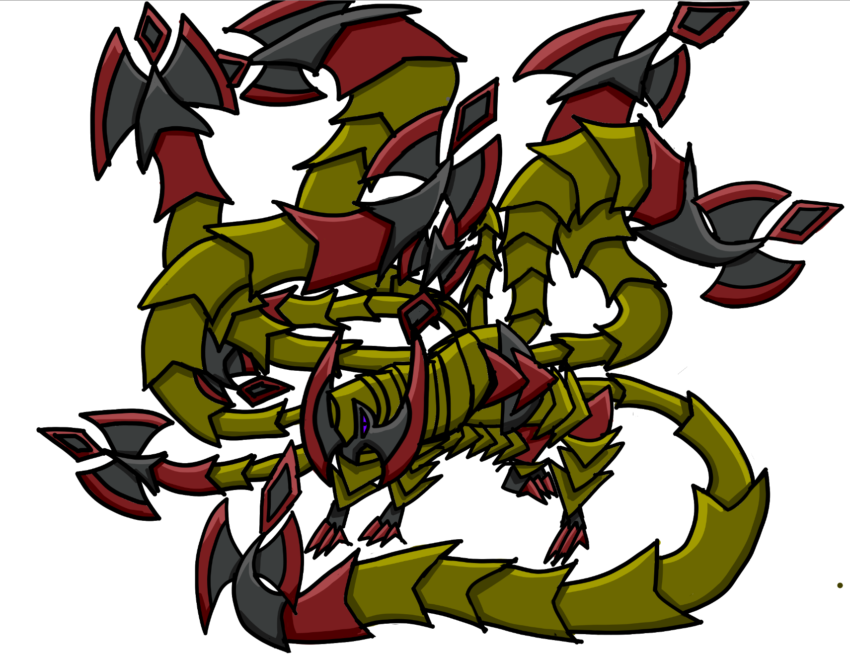 (OC) I made Haxorus into the nine tails! | Scrolller