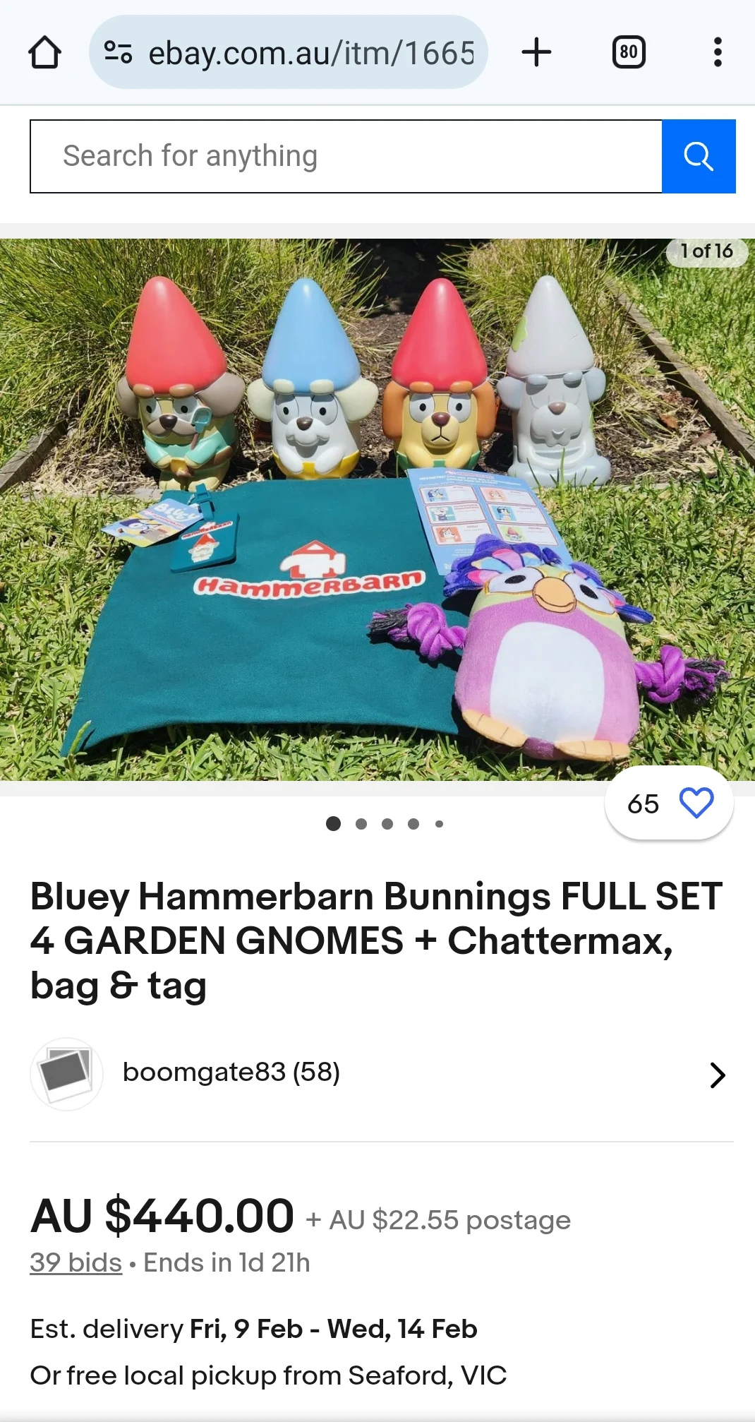 Bluey x Bunnings (Hammerbarn) products on eBay | Scrolller