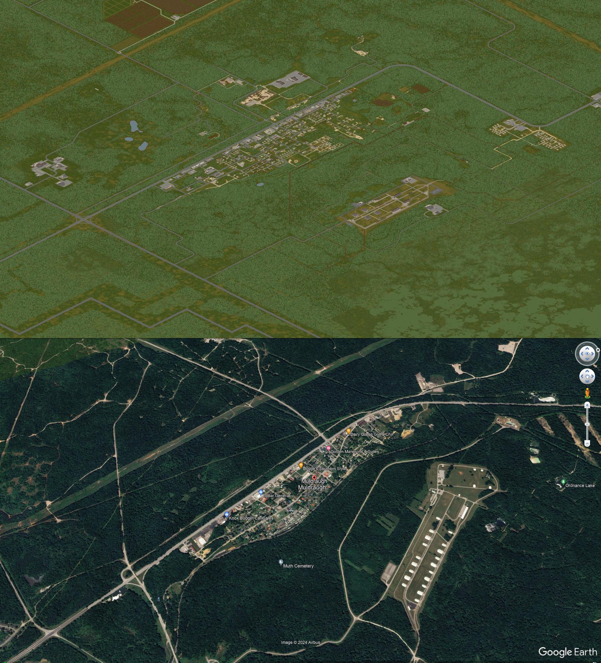 Project Zomboid Map Compared To Real Life 2024 Edition Scrolller