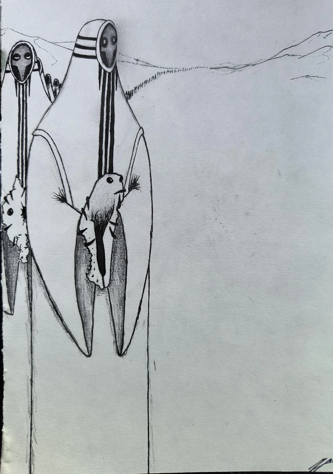 Pilgrimage, Me, Pen and Pencil, 2023 | Scrolller