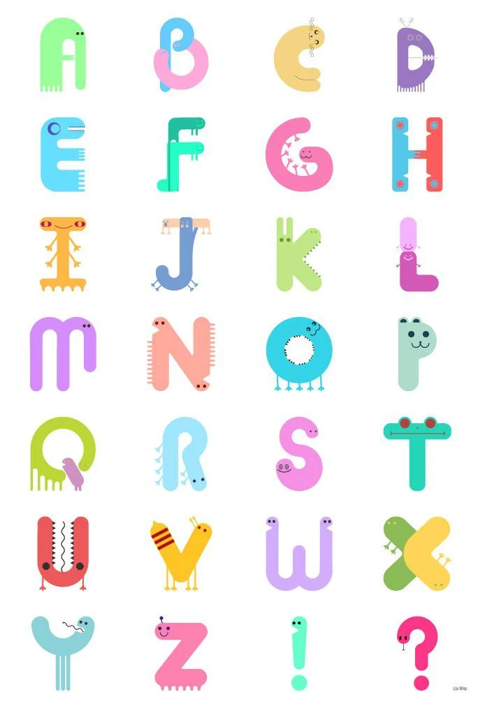 Monster Alphabet! Who’s your favorite? | Scrolller