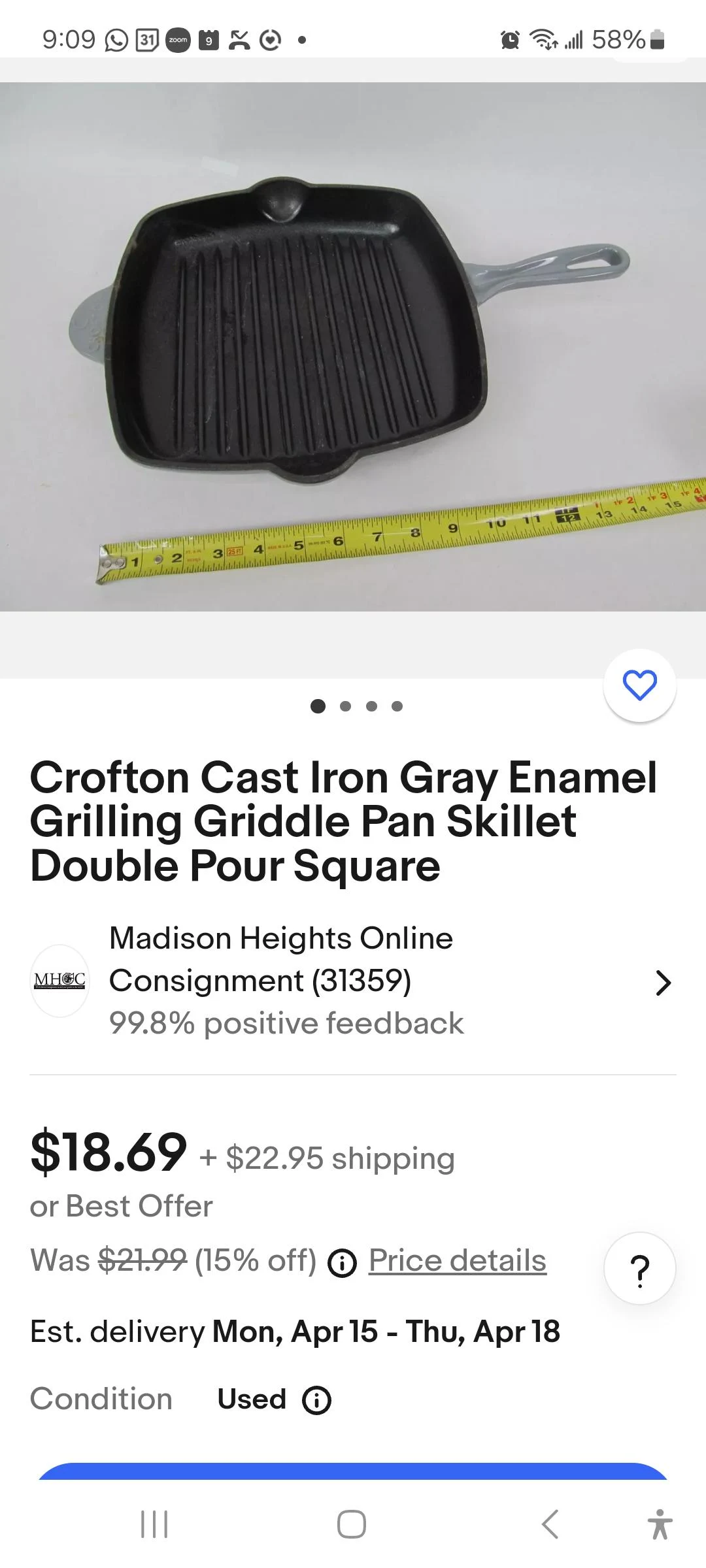 Crofton Brand. Is it coated inside? | Scrolller