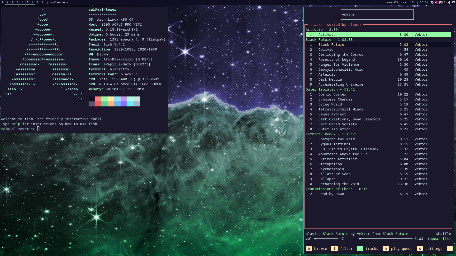 [BSPWM] i really like the new nasa photograph | Scrolller