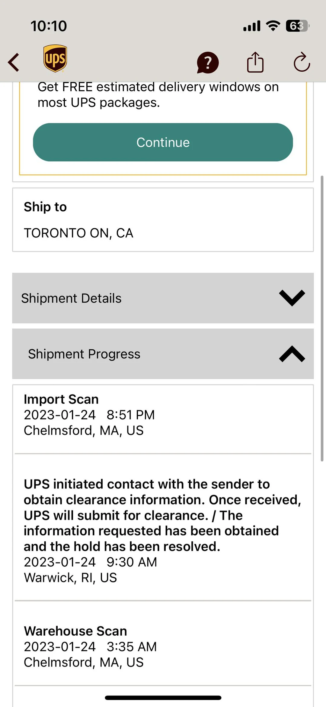 What does it mean when there is an import scan in the origin country? | Scrolller