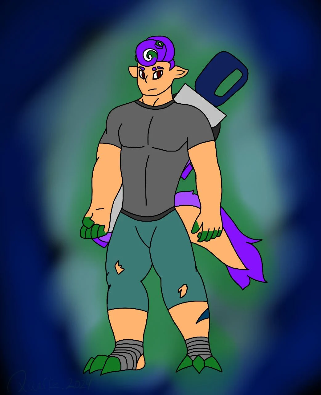 Meet my Octoling/Salmonid hybrid :) | Scrolller