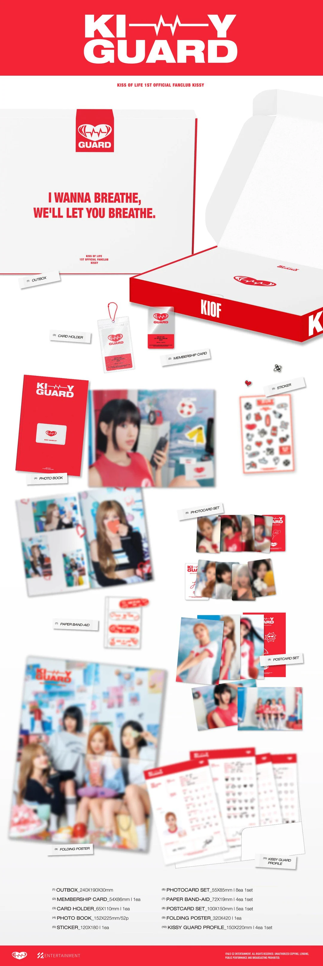 KISS OF LIFE - 1st Official Fanclub 'KISSY GUARD' (Fanclub Kit Preview) | Scrolller