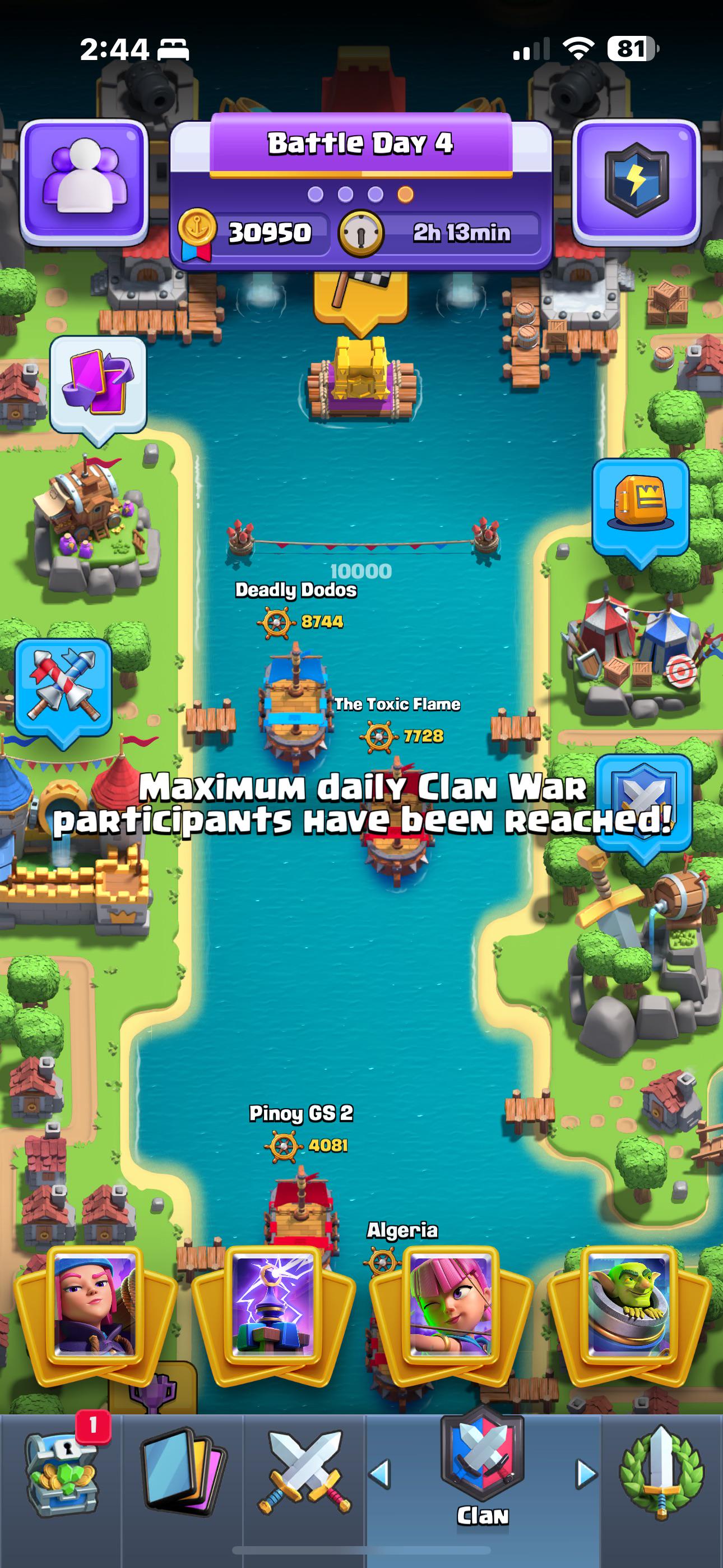 We’re 150 points from first… why can’t I use my decks? | Scrolller