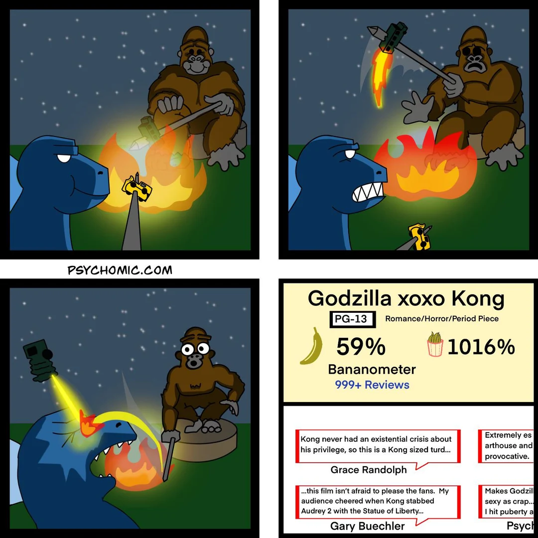 Godzilla xoxo Kong | Scrolller