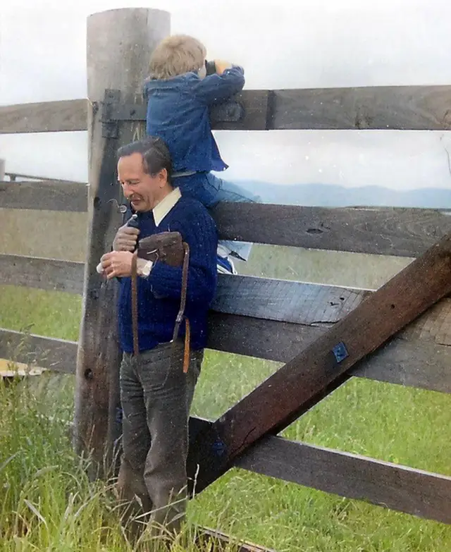 Grandpa and me approx 1974 | Scrolller