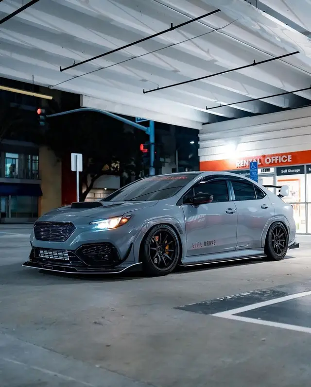 [1079x1343] What the WRX could have looked like from factory with paint matched fenders. | Scrolller