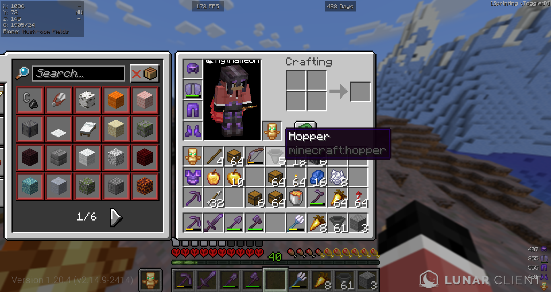 How to fix this issue were the inventory isnt centred? | Scrolller