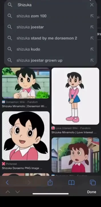 Searching up Doraemon characters and scrolling until an image catches my eye | Scrolller