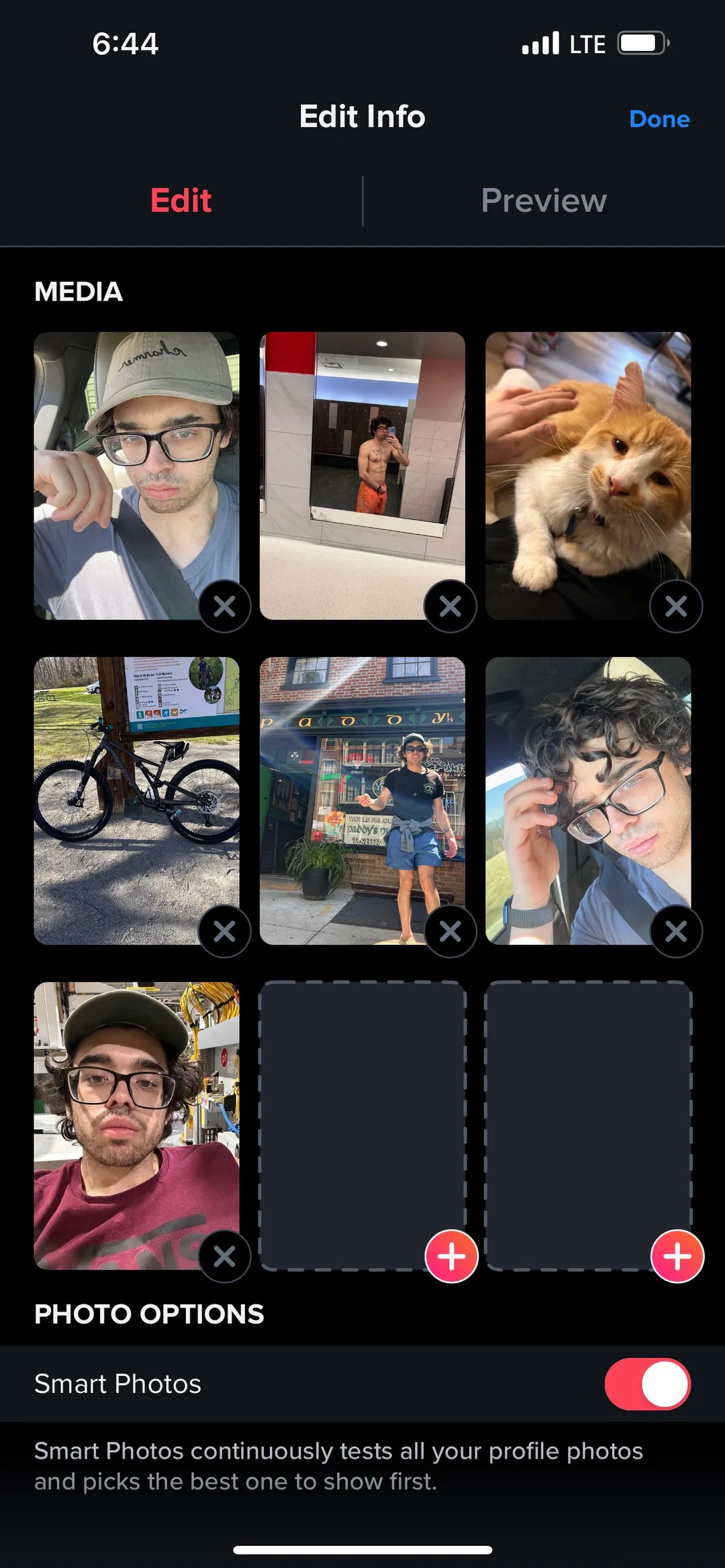 Just redownloaded tinder what do yall think of my profile any improvements? | Scrolller