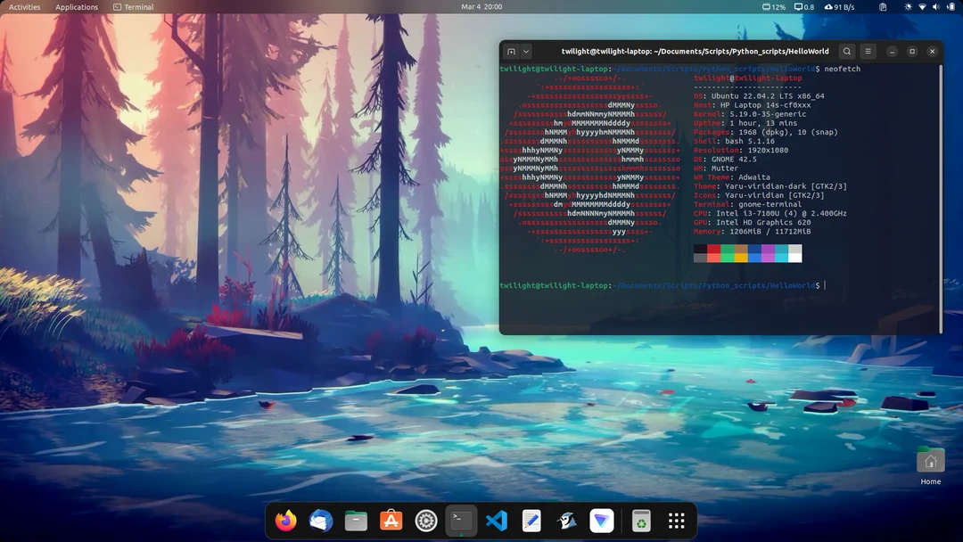 [GNOME] Gave my 3 year old i3 laptop a new life | Scrolller