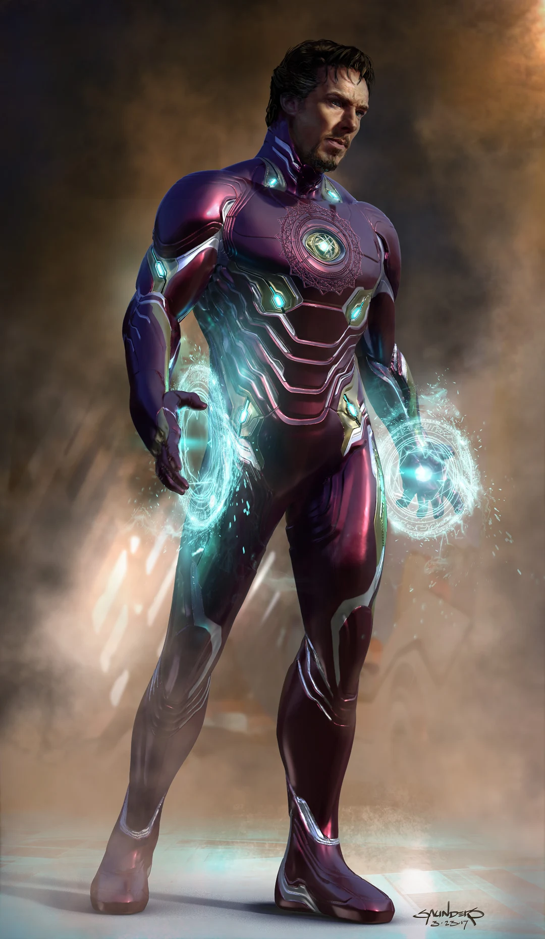 Avengers: Infinity War - Iron Strange concept by Phil Saunders | Scrolller
