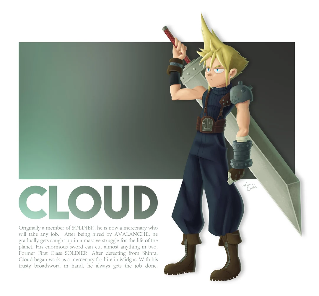 [OC] Just finished Cloud fanart, and I actually like it ! | Scrolller