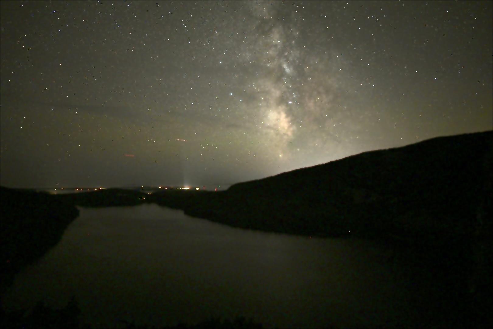 MilkyWay from South Bubble, over Jordan Pond, Acadia National Park, Maine | Scrolller