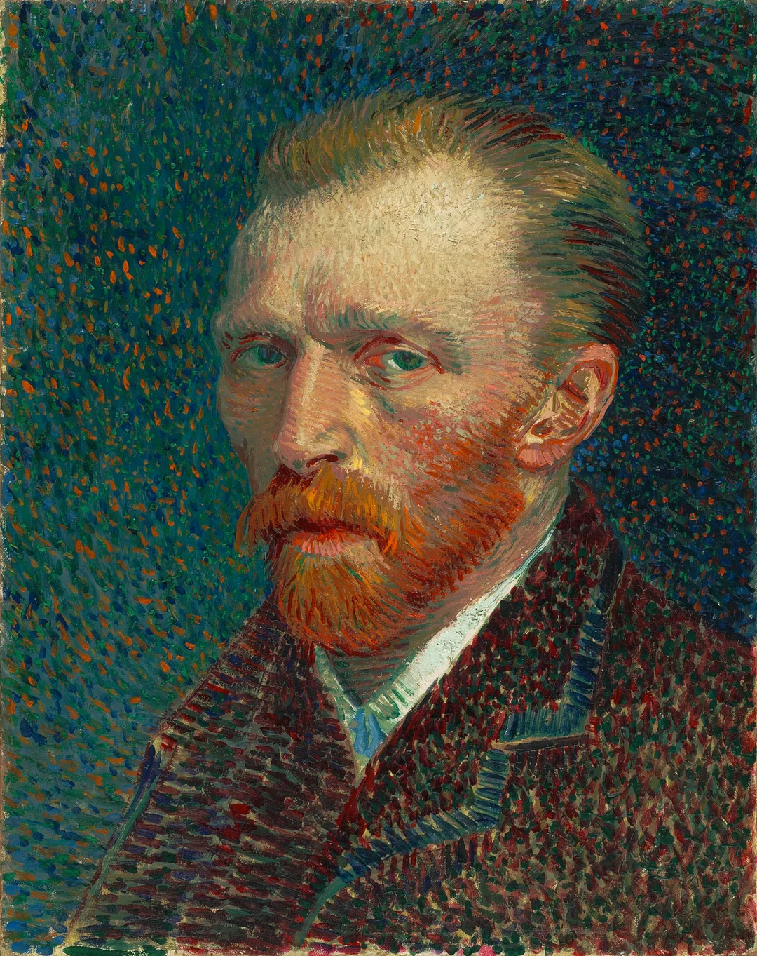 Self-portrait, Vincent van Gogh, Oil on board, 1887 | Scrolller