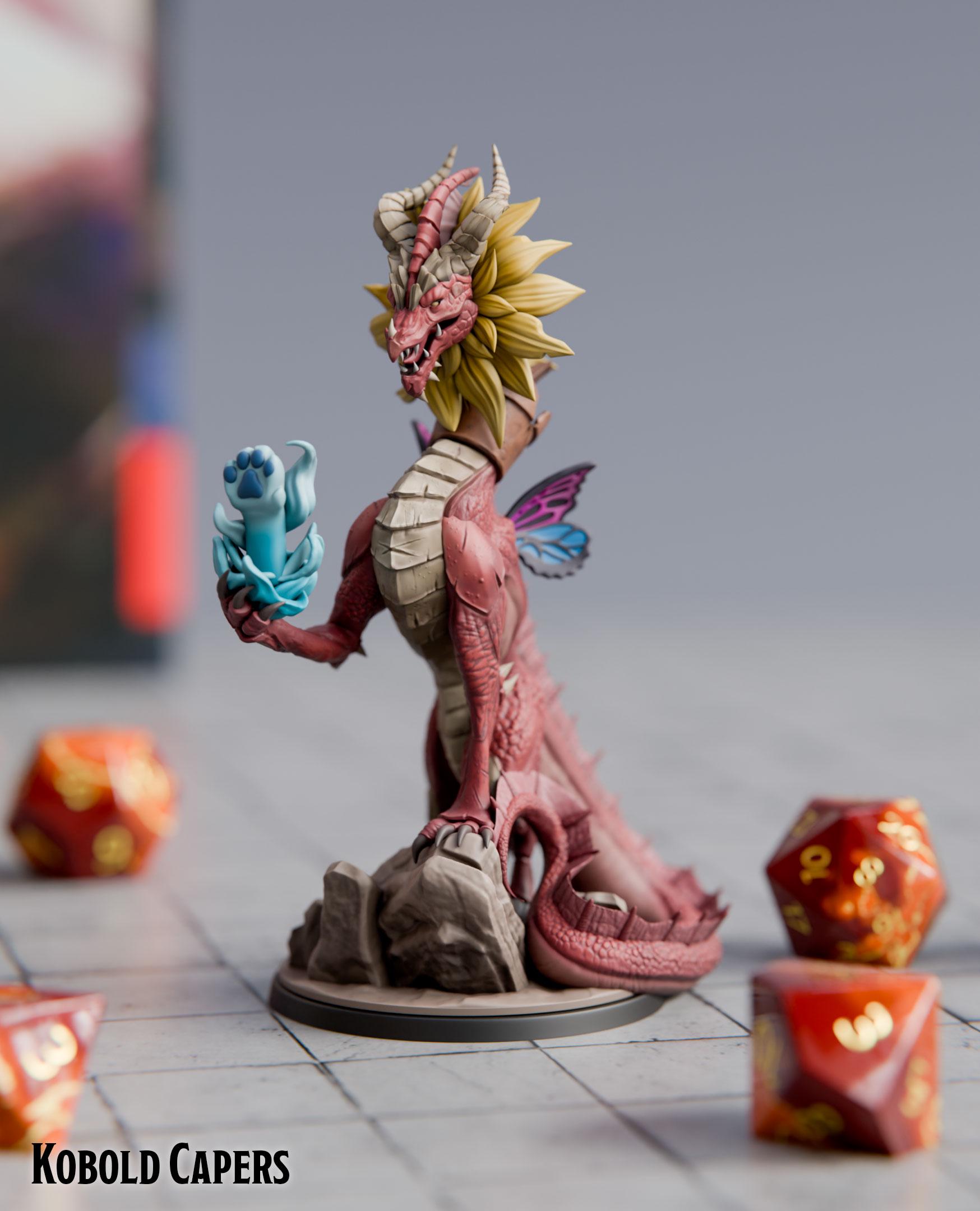 Wyldestorm, the Wild Magic Red Dragon from our new D&D Adventure! [Art][OC] | Scrolller